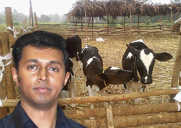 The Weekend Leader - Santhosh D Singh, founder, Amrutha Dairy Farms ...